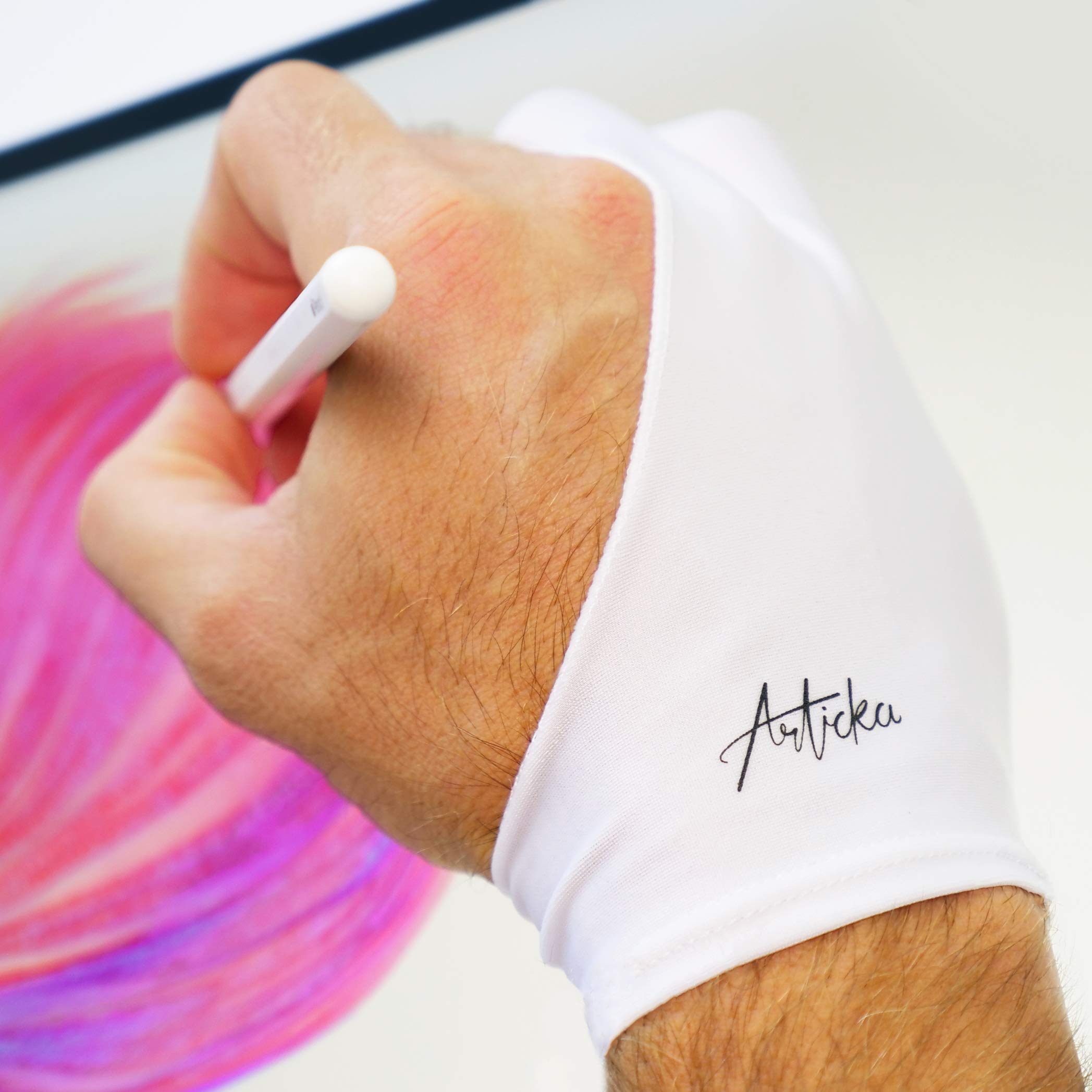 Mua Articka Artist Glove for Drawing Tablet, iPad (Smudge Guard, Two ...