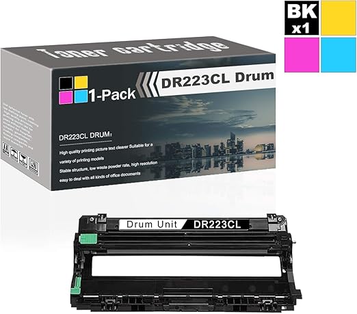 Amazon.com: 1 Pack Black DR223CL Drum Unit Compatible Drum Cartridge ...