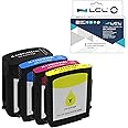 Amazon.com: LCL Compatible Ink Cartridge Replacement for HP 10 11 ...