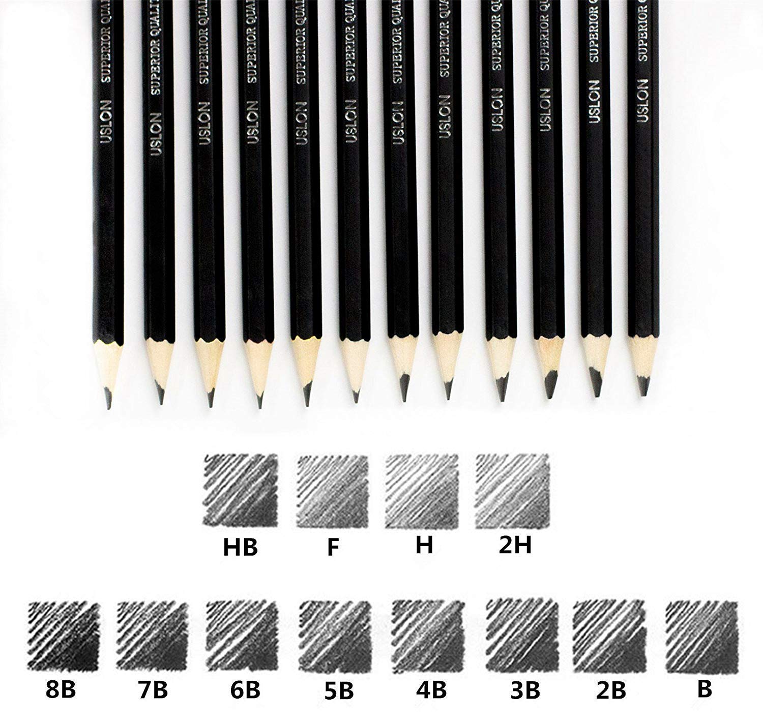 SYGA Professional Sketch And Drawing Pencils Art Pencil Box Contains