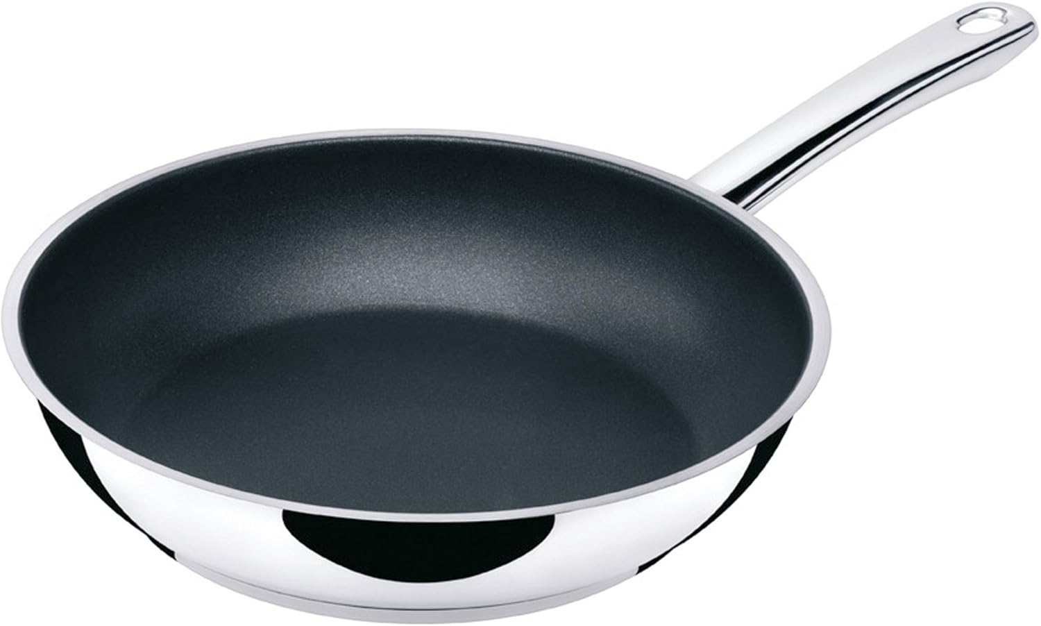 Silit Secura 2624601601 Non-Stick Frying Pan Flat Stainless Steel with ...