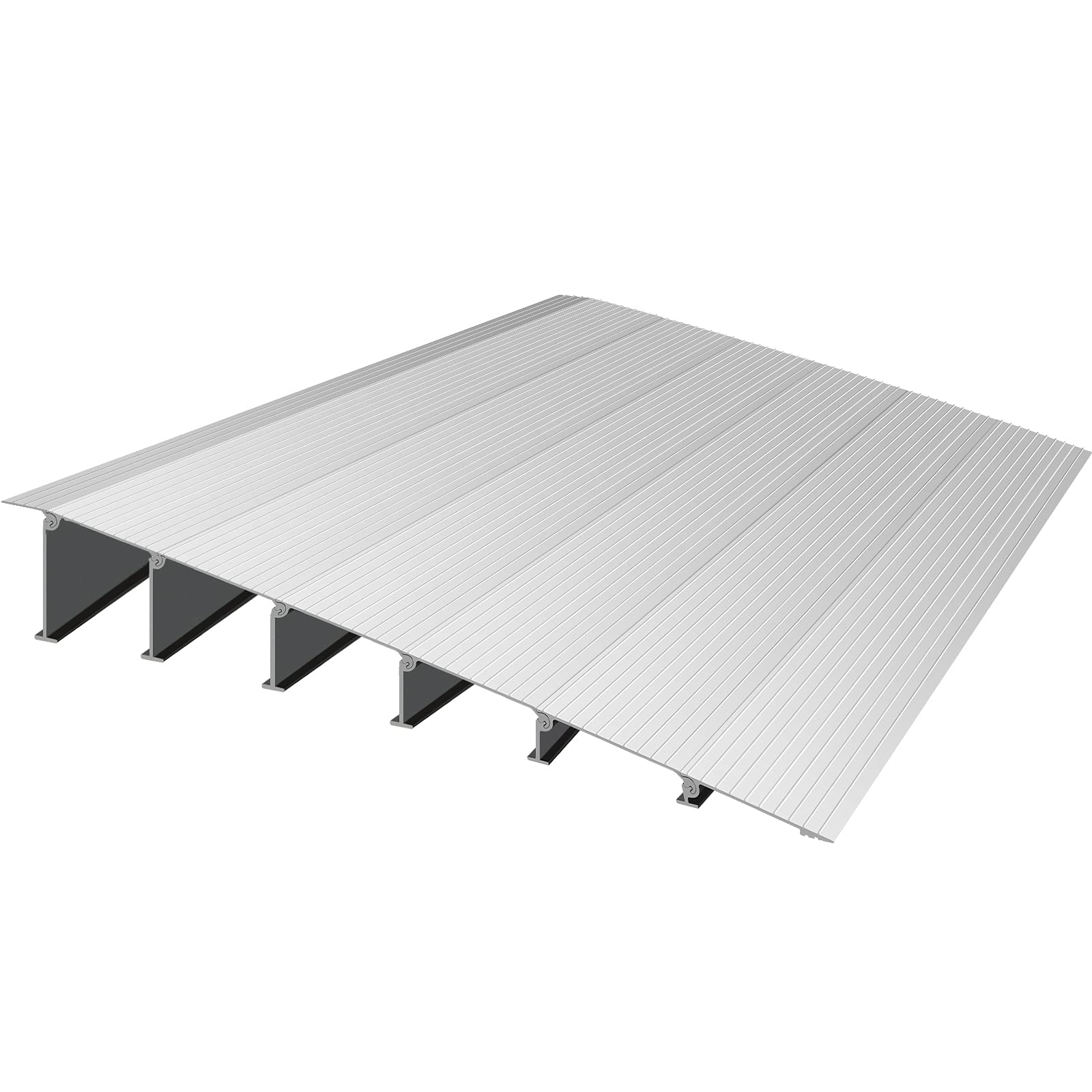 VEVOR Door Threshold Ramp, 6" Rise Door Ramp Aluminum Threshold Ramp ...