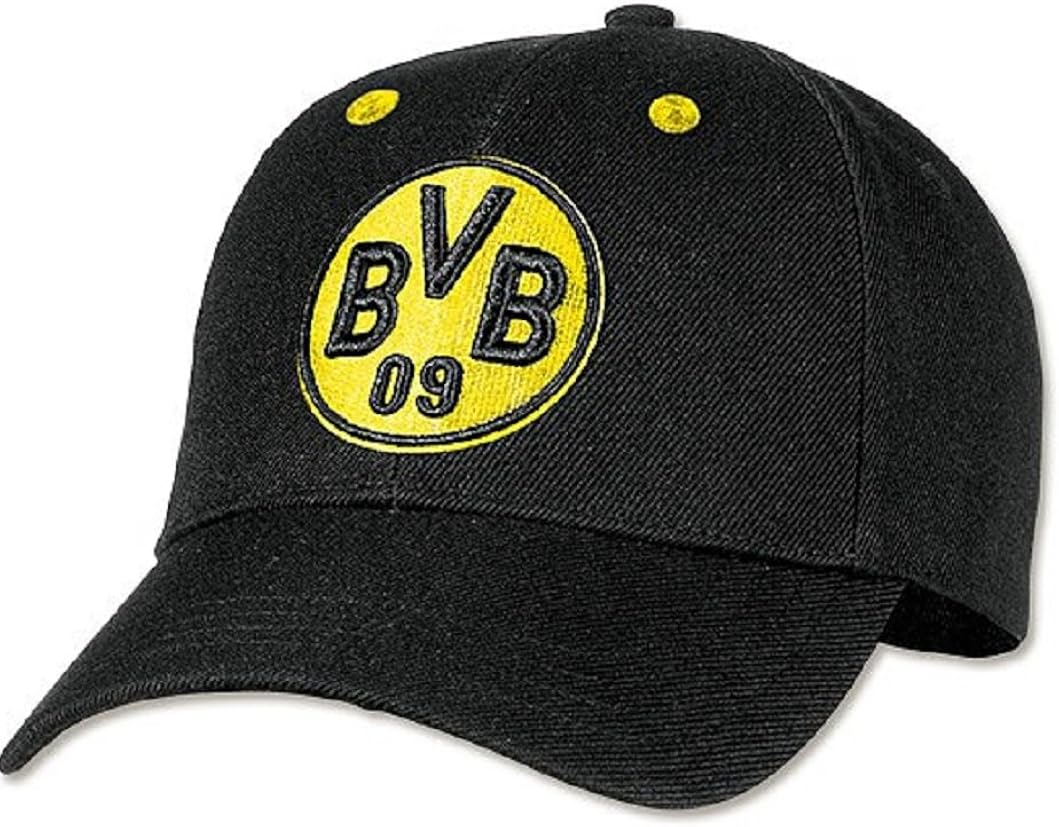 Borussia Dortmund BVB BVB emblem cap. - Black - One size: Amazon.co.uk ...