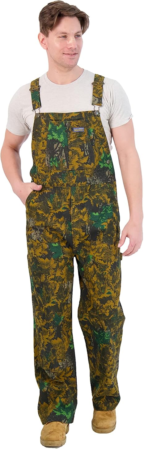Bass Creek Outfitters Men's Workwear – Duck Canvas Bib Carpenter ...