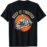 Amazon.com: Keep It Twisted - Vintage Motorcycle T-Shirt : Clothing ...