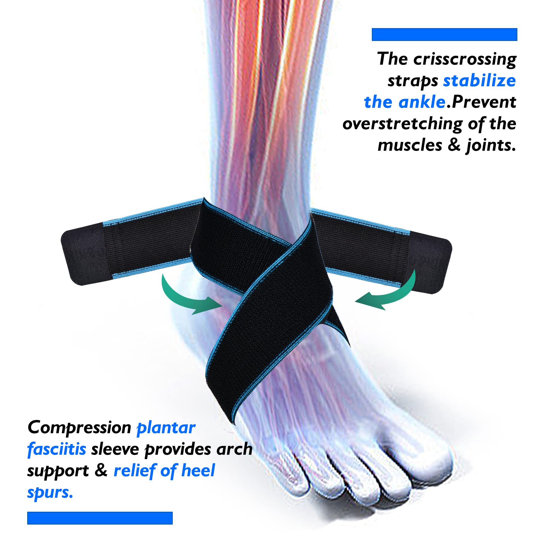 Mua U-pick Ankle Brace for Plantar Fasciitis Support, Compression Sock ...