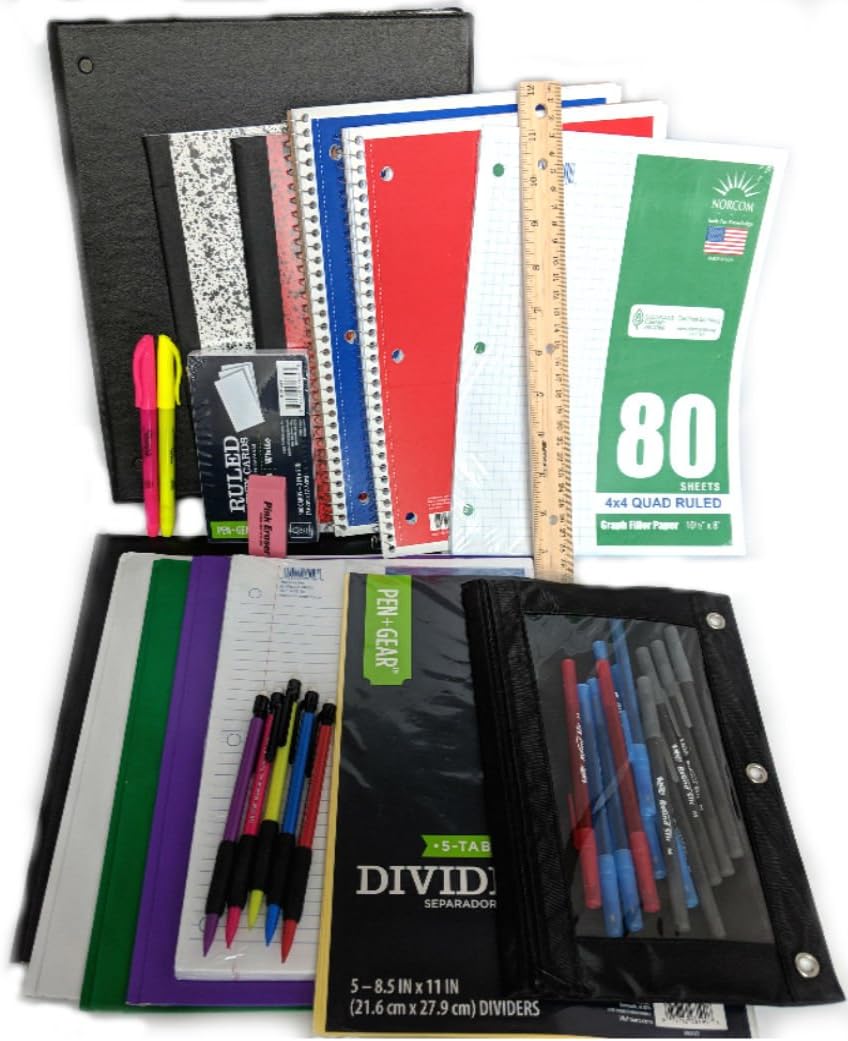 Amazon.com : 35 Item Back to School Supplies - High School, Middle ...