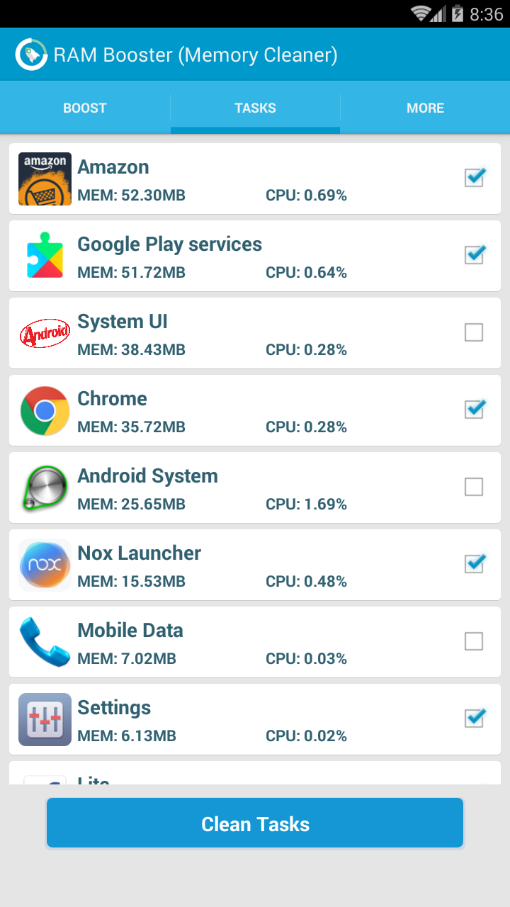 Ram Booster (Memory Cleaner):Amazon.co.uk:Appstore for Android