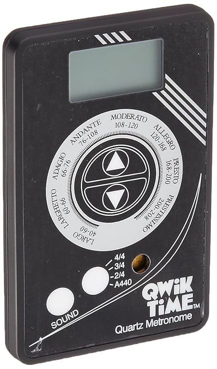 Qwik Time QT-5/E Quartz Metronome: Amazon.co.uk: Musical Instruments