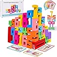 Amazon.com: 40PCS Wooden Number Building Blocks,Math Learning Tools ...