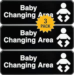 Amazon.com : Baby Changing Station Sign: Easy to Mount Informative ...