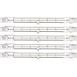 CTKcom 500-Watt 4.7-Inch J Type T3 Halogen Bulbs(5 Pack) - 118mm Double ...