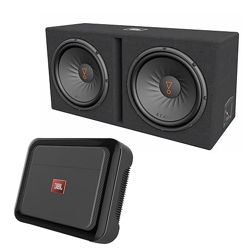 JBL STAGE1200D Dual 12" Ported Enclosure with JBL Club-A6001A 600 Watt ...