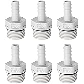 Amazon.com: uxcell PVC Barb Hose Fitting Connector Adapter 8mm or 5/16 ...