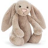 Amazon.com: Jellycat Bashful Viola Bunny Stuffed Animal, Medium 12 inches - Rabbit & Bunny Plush ...