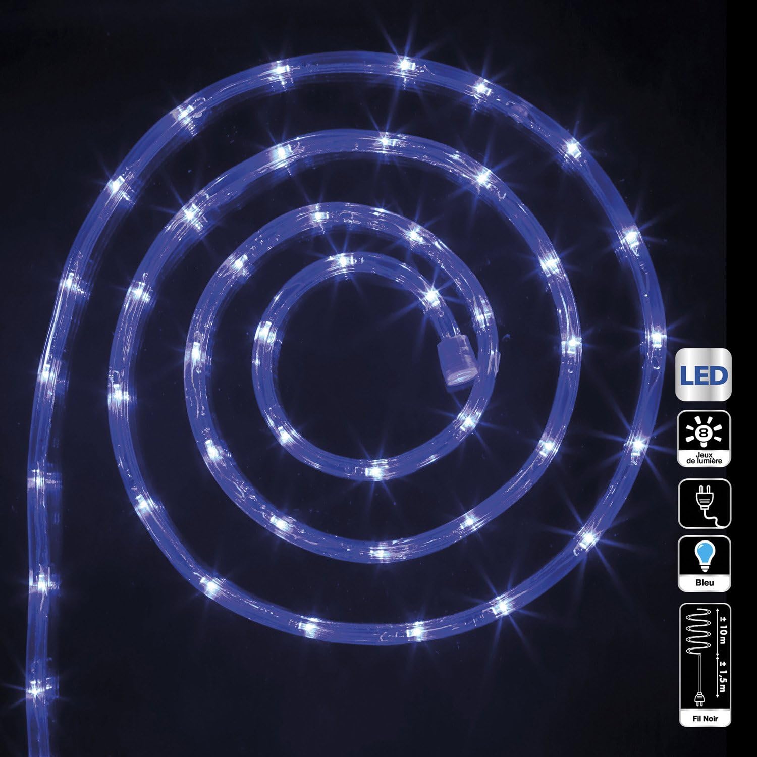 Tube lumineux Bleu 10 m: Amazon.fr: Cuisine & Maison