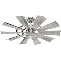 Hunter Fan Company 50803 Crescent Falls Ceiling Fan, 52, Galvanized ...