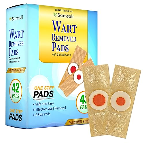 Wart Remover Bandaid 42 Pack Fda Registered Formula For Hands Neck