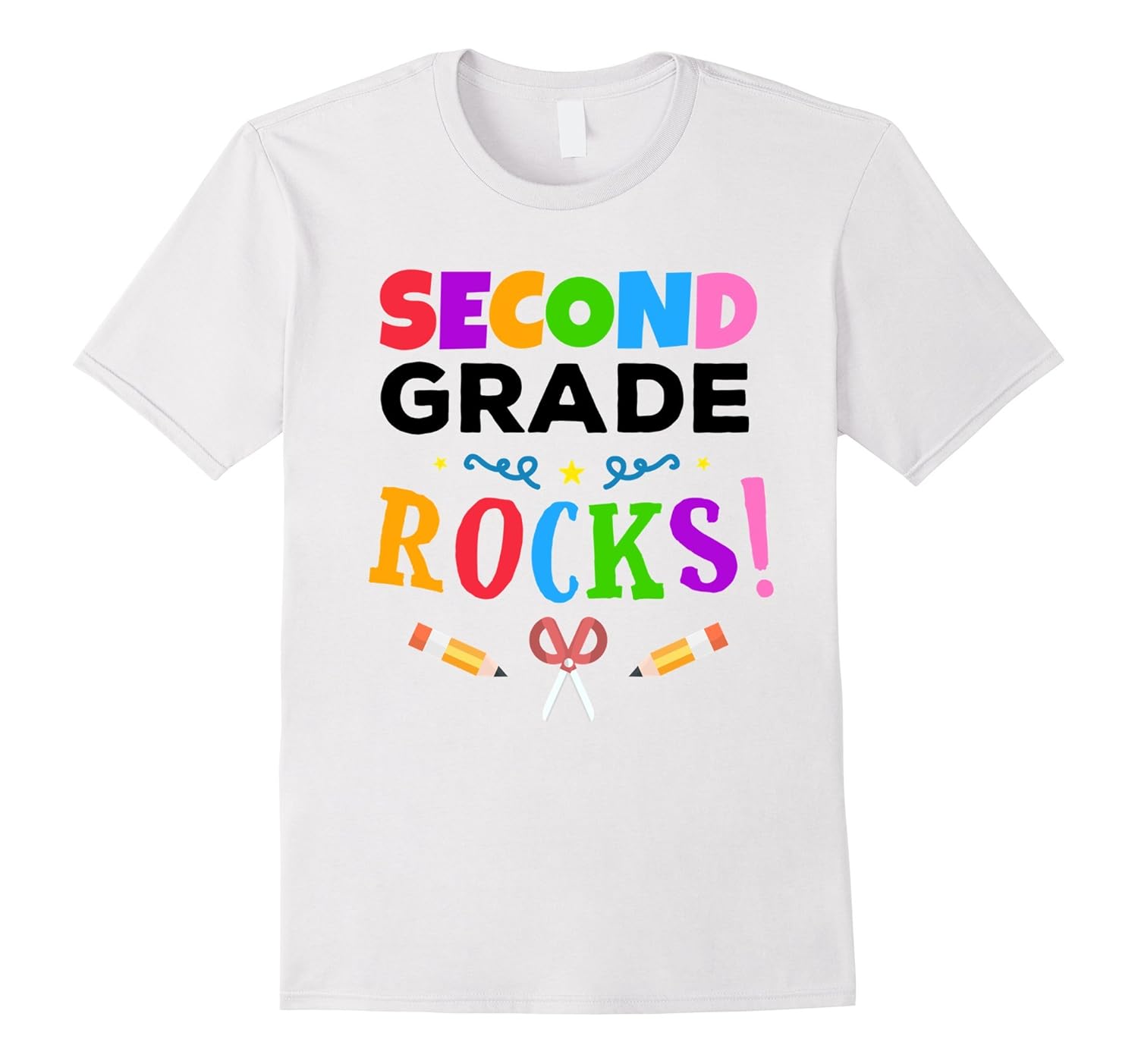Second Grade Rocks T-Shirt First Day Of School Tee-TJ – theteejob