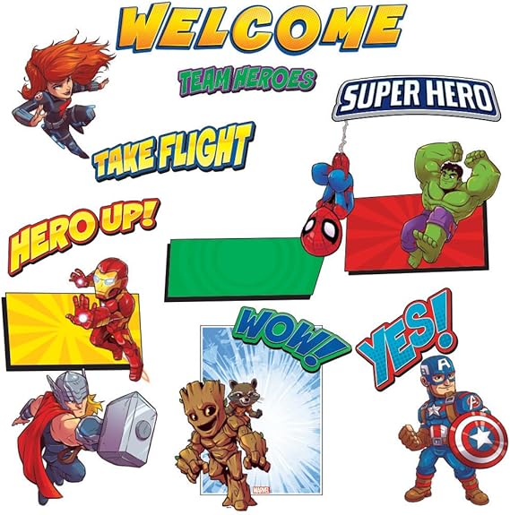 Amazon.com : Eureka Back to School Marvel Avengers Superhero 'Welcome ...