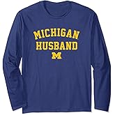 Amazon.com: University of Michigan Wolverines U of M Michigan Husband T ...