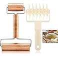 Amazon.com: 2 Pcs Pizza Dough Roller & Dough Docker Set, Plastic Dough ...