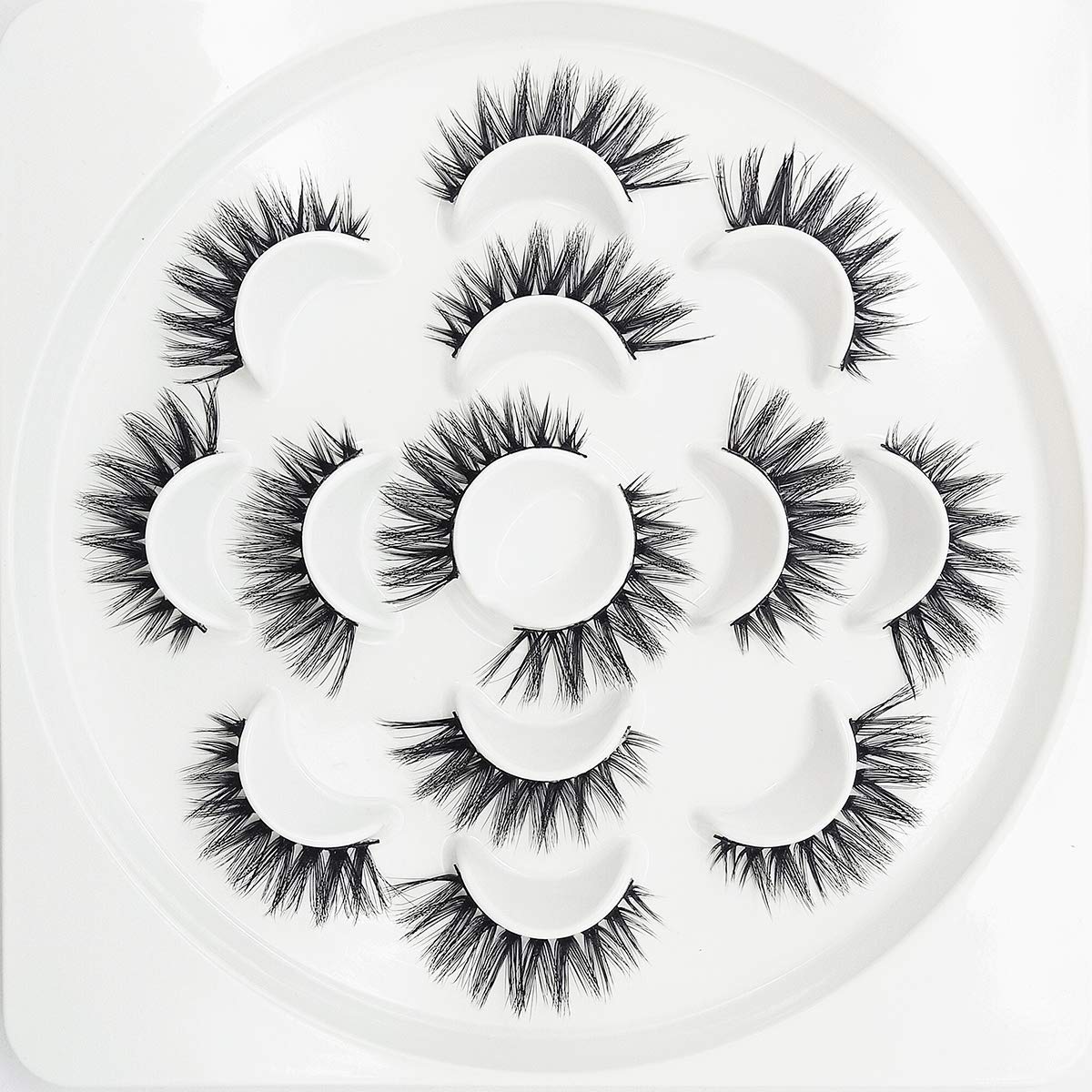 Amazon.com : 3D Wispies False Eyelashes Dramatic Lashes Bulk Extensions ...