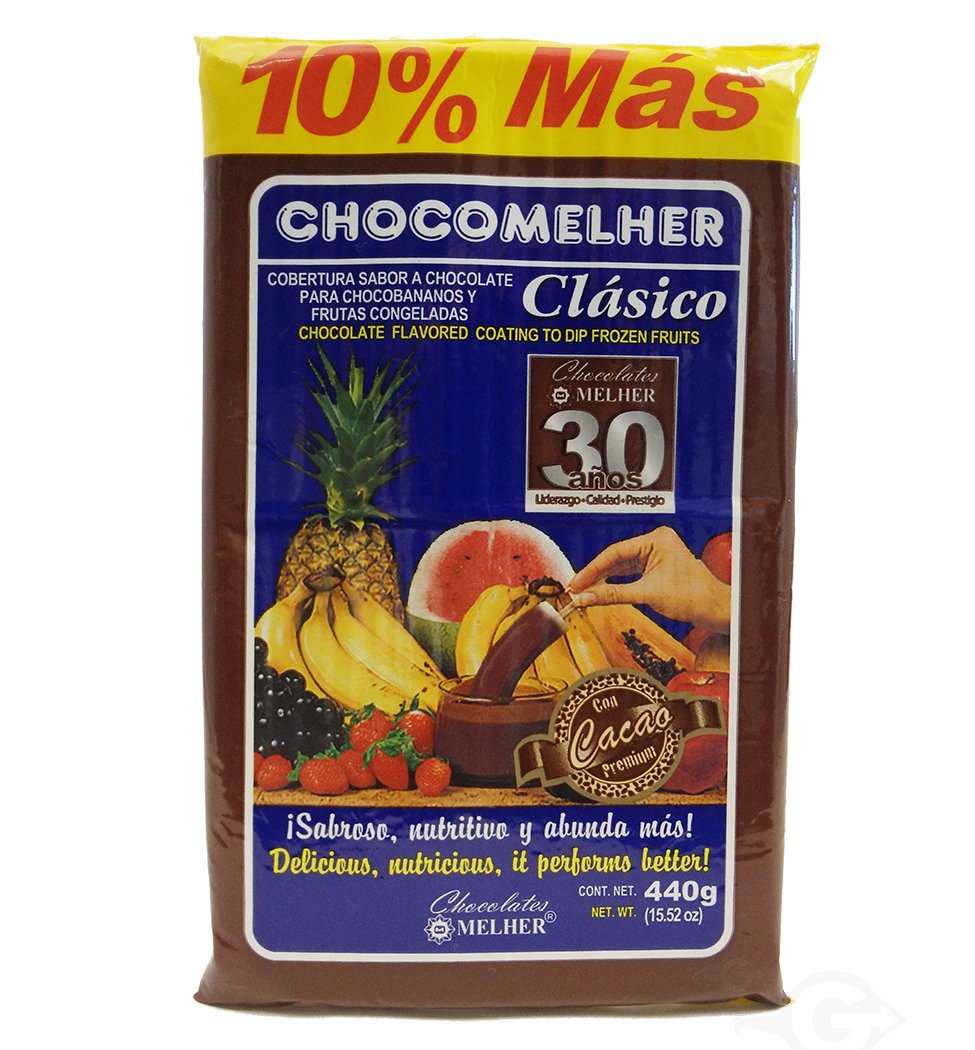 Amazon.com : Melher Chocomelher Cholocate Flavored Coating 13.22 oz ...