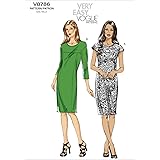 Amazon.com: VOGUE PATTERNS V8812 Misses Dress, Belt and Bolero, Size E5 ...