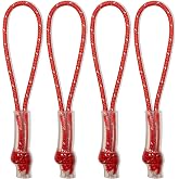 Amazon.com: Reflective Tactical Cord Zipper Pulls, Set of 4, Black ...