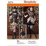 Amazon.com: Simplicity 1819 Misses Steampunk Costume Sewing Pattern ...