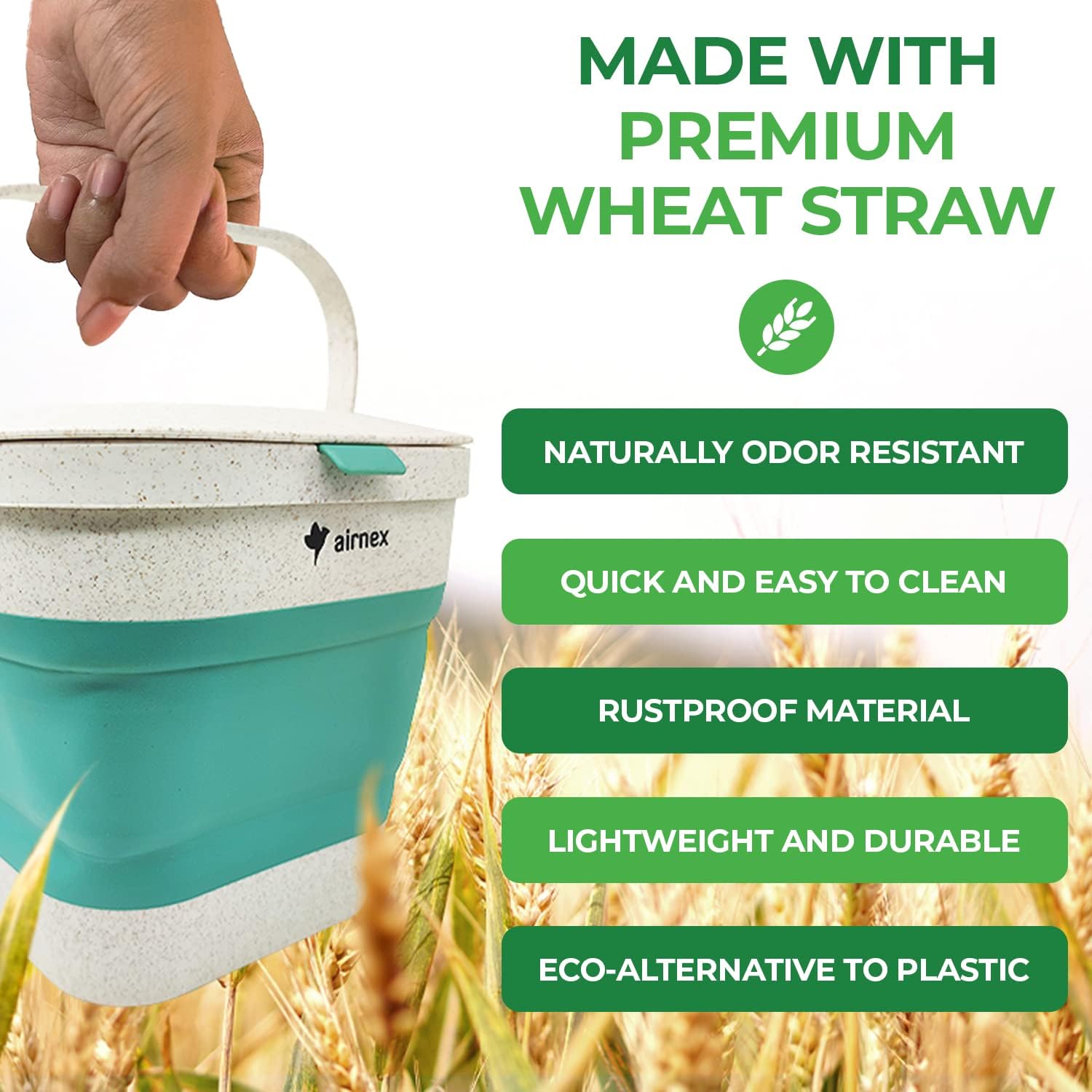 Mua Countertop Compost Bin Kitchen Counter, Indoor Food Composter for ...