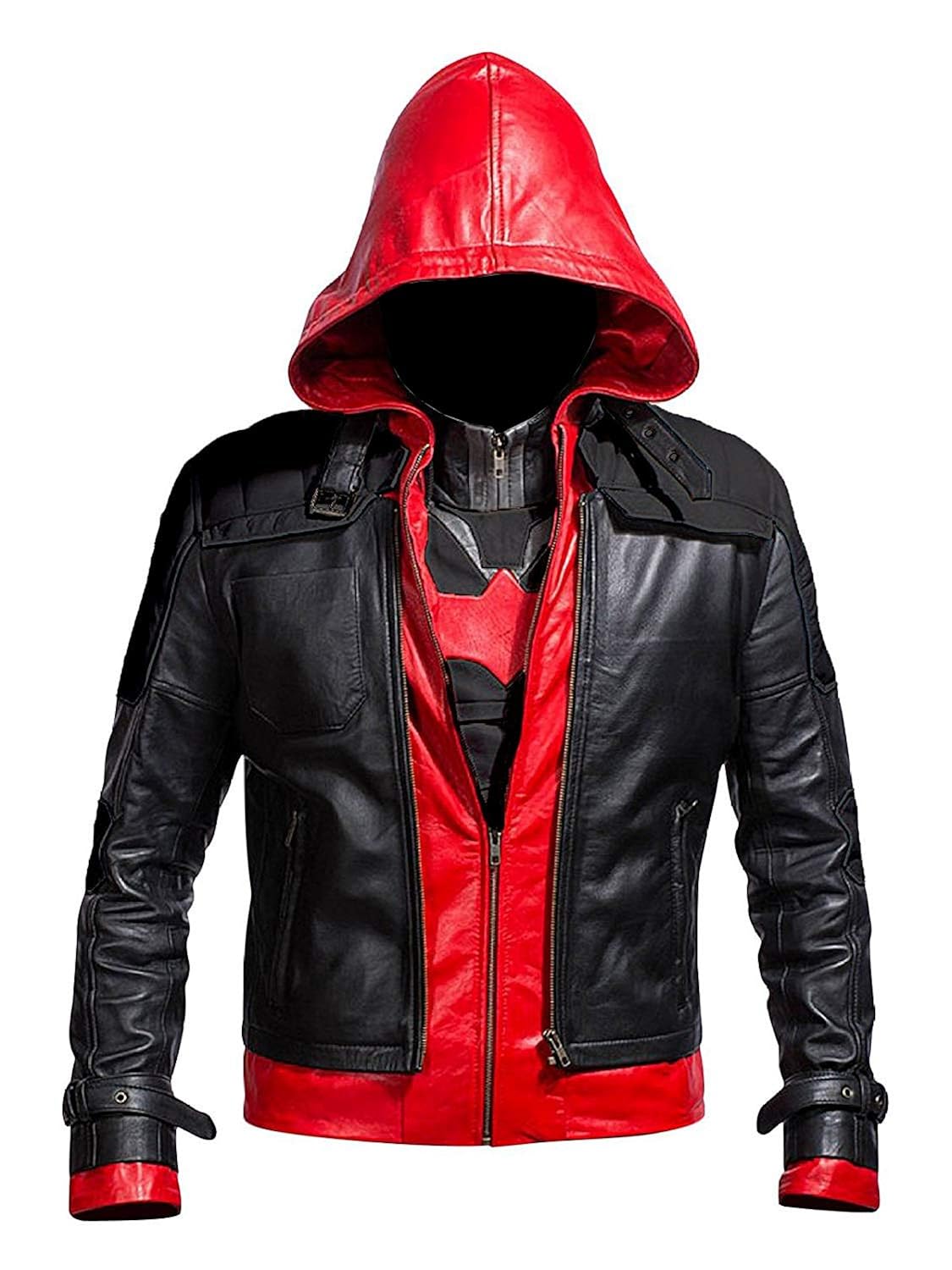 Laverapelle Superhero Bat Style Red Hood Men Vest & Jacket 2 in 1 - XXL ...