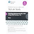 Amazon.com: MyLab Math with Pearson eText -- 18 Week Standalone Access Card -- for Thinking ...