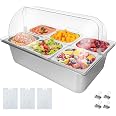 Amazon.com: Prolee Countertop Food Serving Display Container with 3 Ice ...