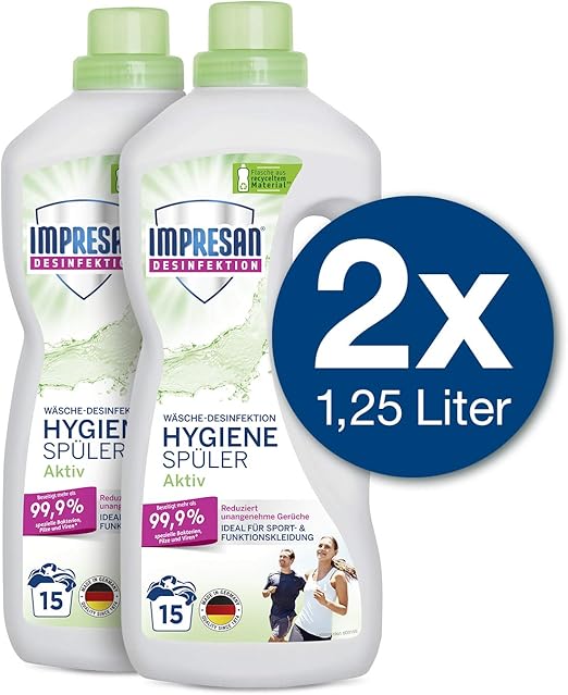Impresan Hygiene-Spüler Aktiv: Wäsche-Desinfektion für Sportkleidung ...