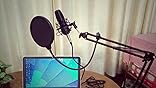 Maono AU-A03 Condenser Microphone Kit Podcast Mic with Boom Arm ...