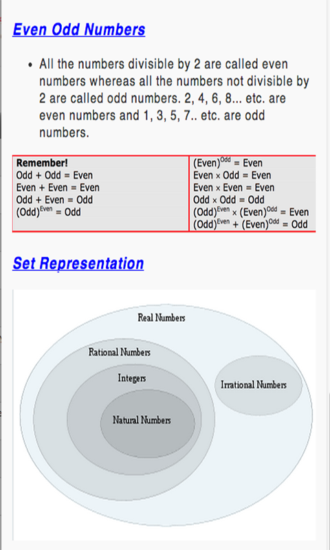 NUMBER SYSTEM REFERENCE MBA:Amazon.com:Appstore for Android