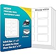 Amazon.com: Nicbuy 120 Labels 3x2 inch Bottle Labels Printable Glossy ...