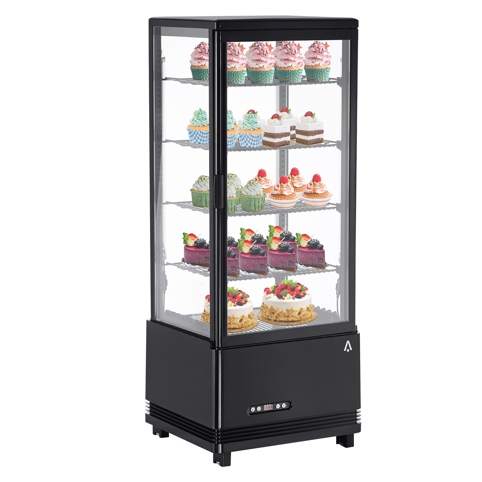 IDEALHOUSE Countertop Refrigerator, 3.4 Cu.Ft. Pastry Display Case for ...
