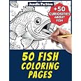 50 Fish Coloring Pages for Kids: +50 Amazing Facts about Fish. Coloring ...