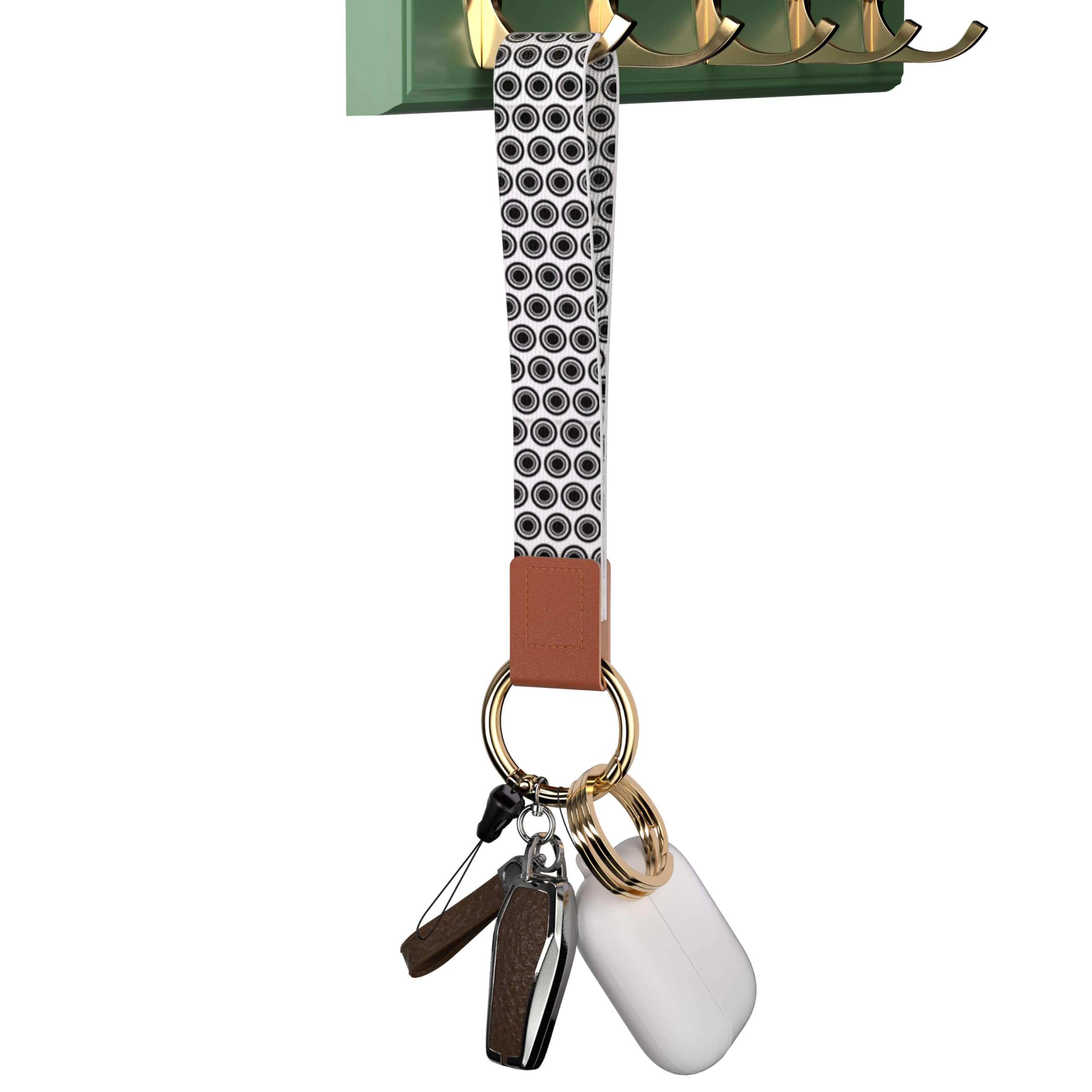 Handlein Wrist Strap Keychain Holder, Women and Man Wrist Strap Lanyard ...