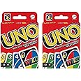 Amazon.com: Mattel 4347154784 Uno Card Game 2 Pack, Red : Toys & Games