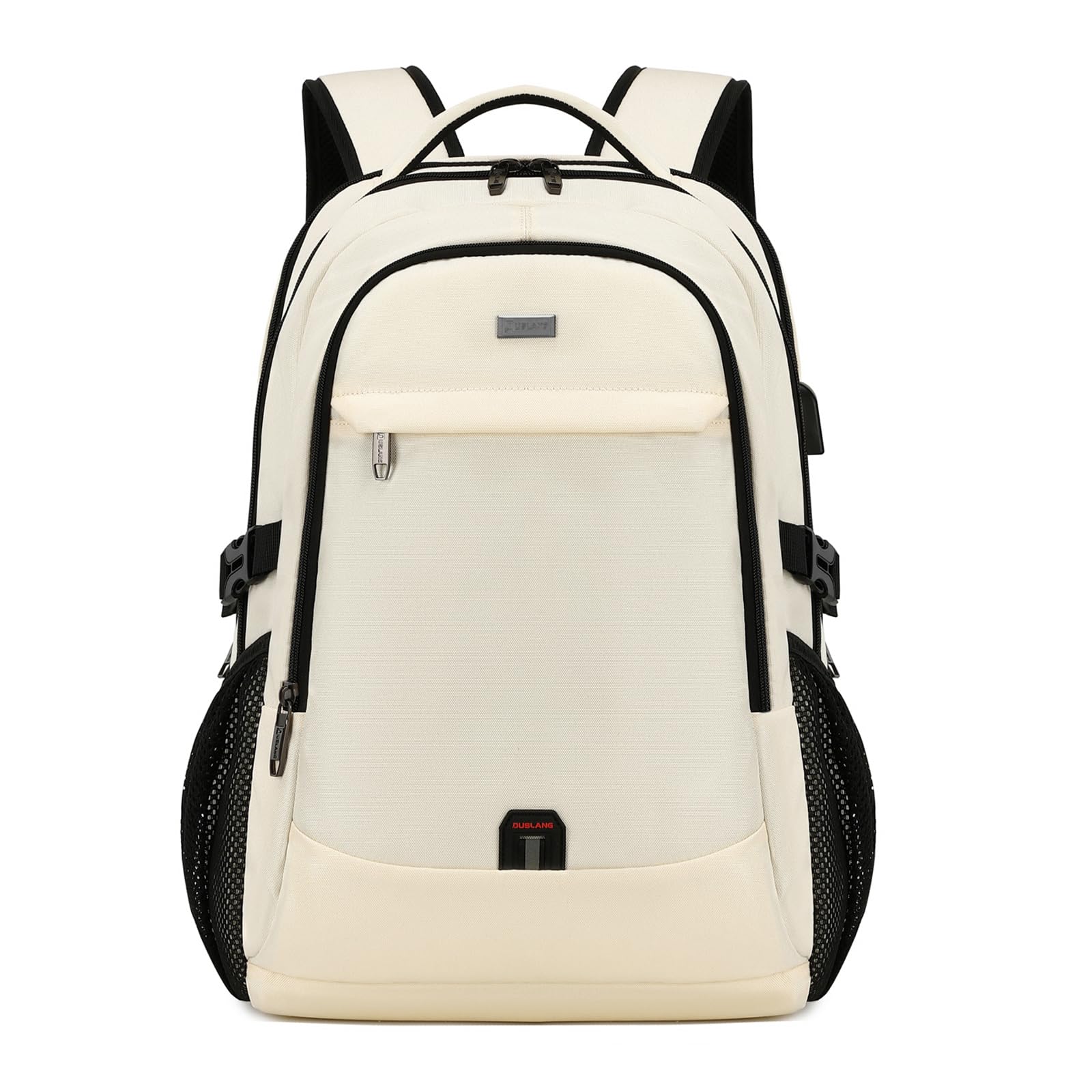 DUSLANG Travel Work Laptop Backpack With USB Charging Port Fits 15.6 15 ...