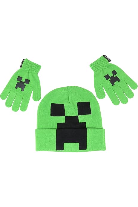 Minecraft Costume Kids Cream Fluffy Borg Bucket Hat | Accessories | PLT ...