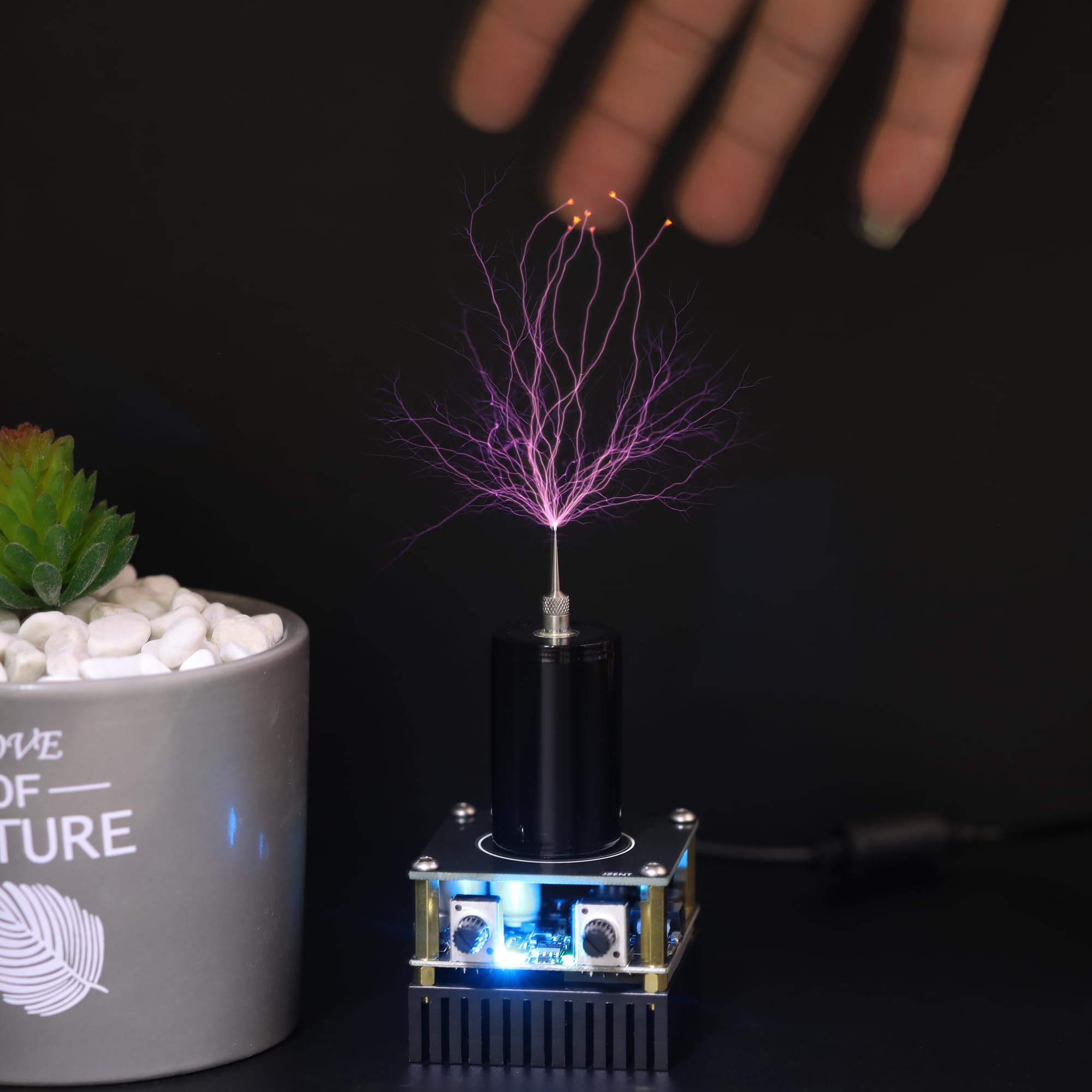 Mua JZENT Miniature Tesla Coil SSTC Desktop Toy Wireless Transmission ...