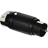 Hubbell CS8365L Locking Plug, 50 amp, 3 Phase 250V, 3 Pole 4 Wire, LC ...