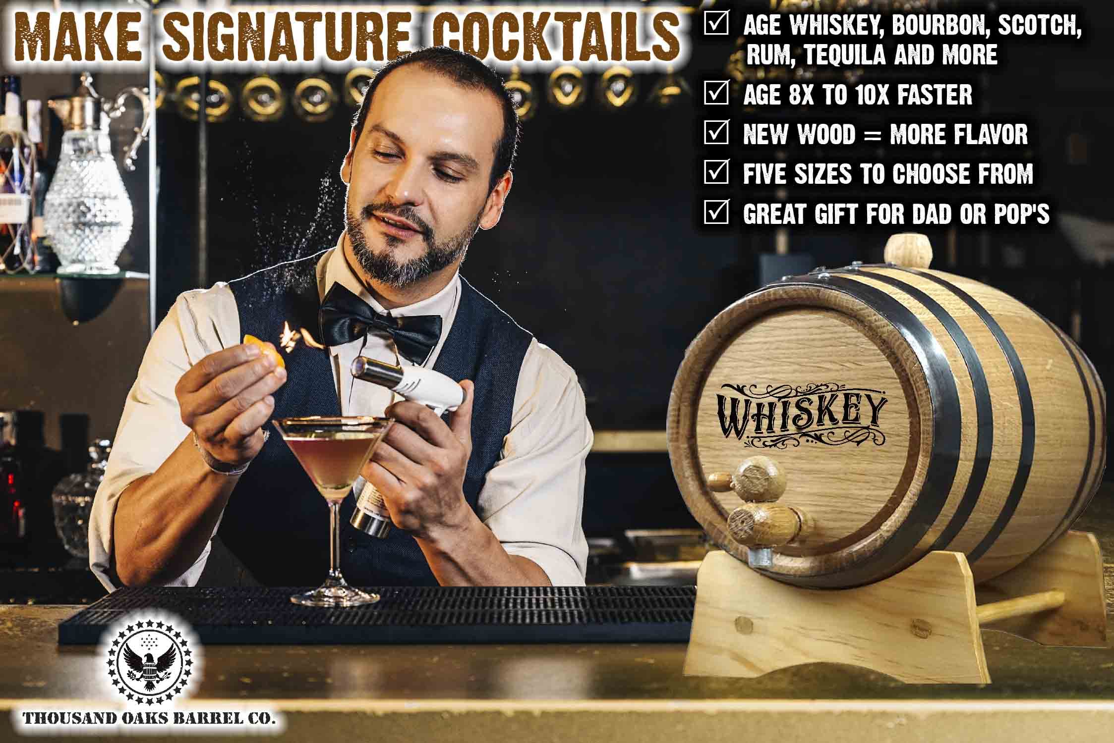 Mua 10 Liter American Oak Whiskey Aging Barrel (2.5 gallon) with Stand ...