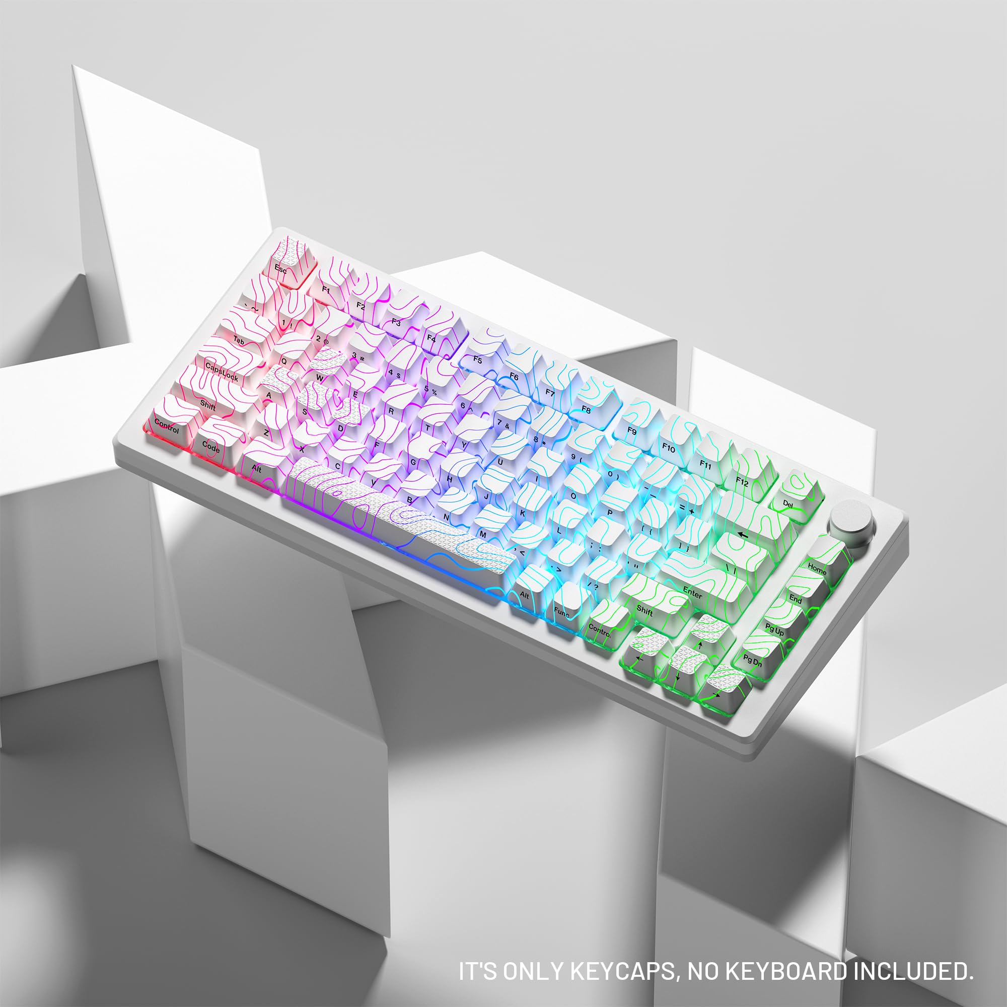 Mua HITIME XVX Shine Through Keycaps with IMD Tech, Custom Keycaps 60 75 100 Percent, White ...