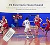 YZ Large Electronic Scoreboard with Buzzer, Wall-Mounted Professional ...